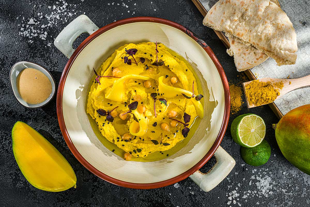 Mango-Curry-Hummus | Rezept