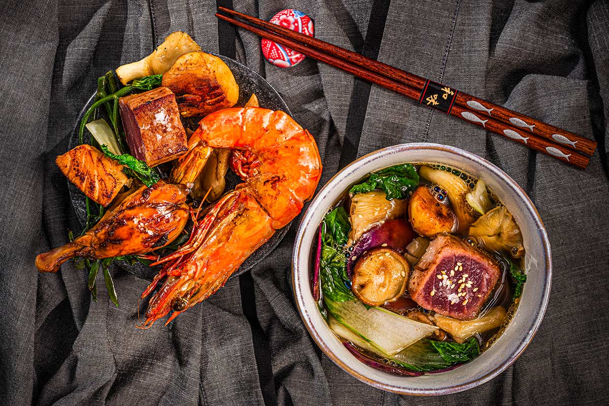 Japanischer Dashi mit Chicken Reef | Rezept