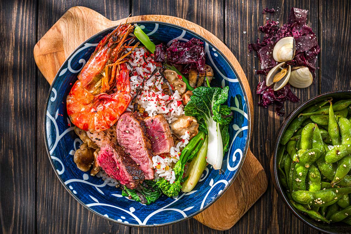 Chefs Rice vom Land und Meer | Rezept