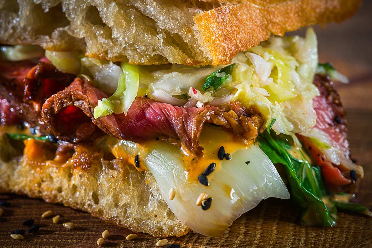 Asiatisches Steak-Sandwich "Alex' Style" | Rezept