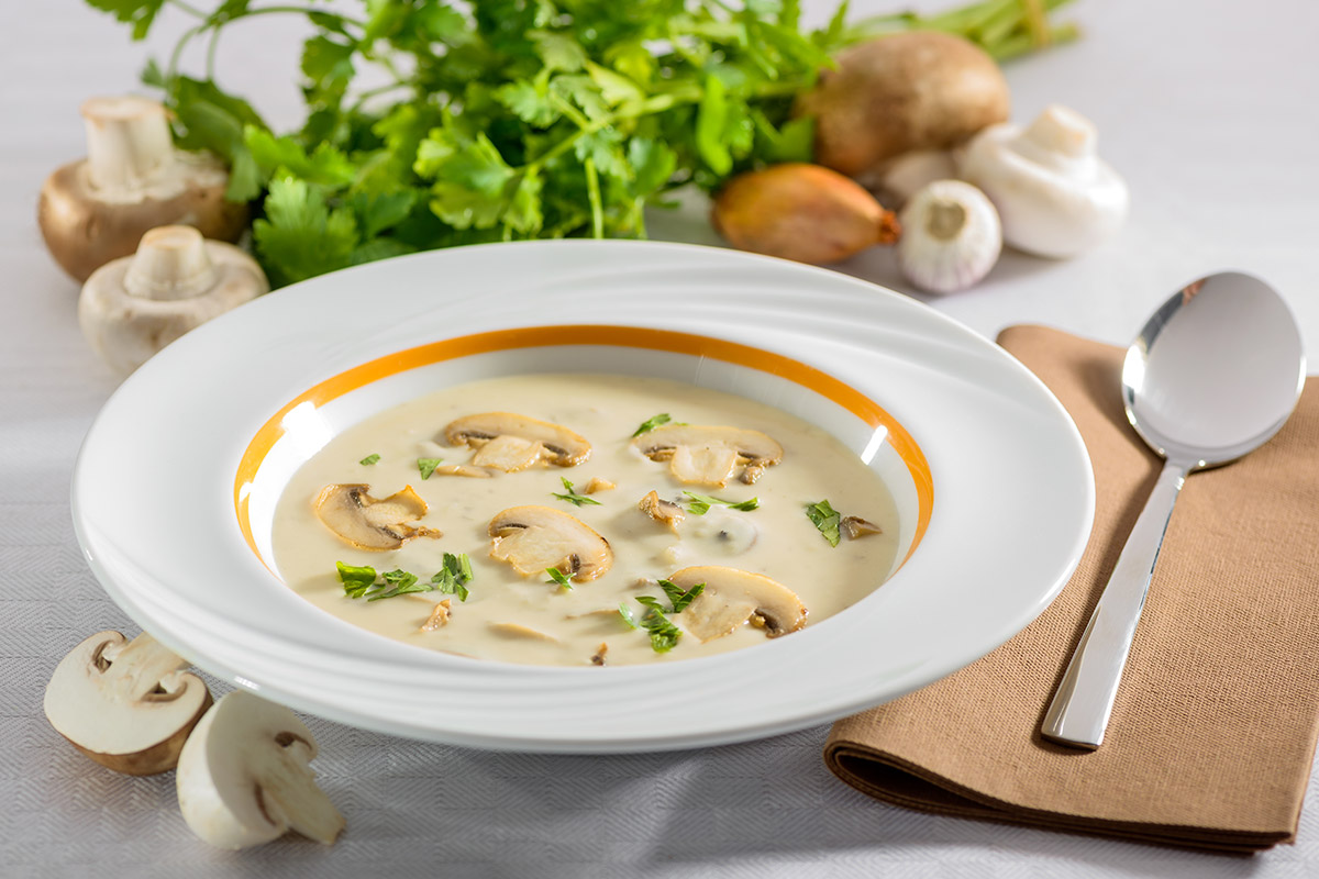 Champignon-Cremesuppe | Rezept